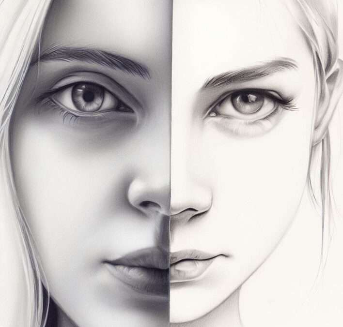 Learn How to Draw Realistic Faces in 5 steps