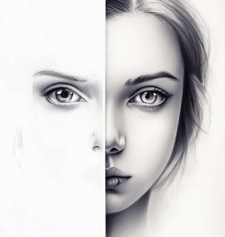Learn How to Draw Realistic Faces in 5 steps